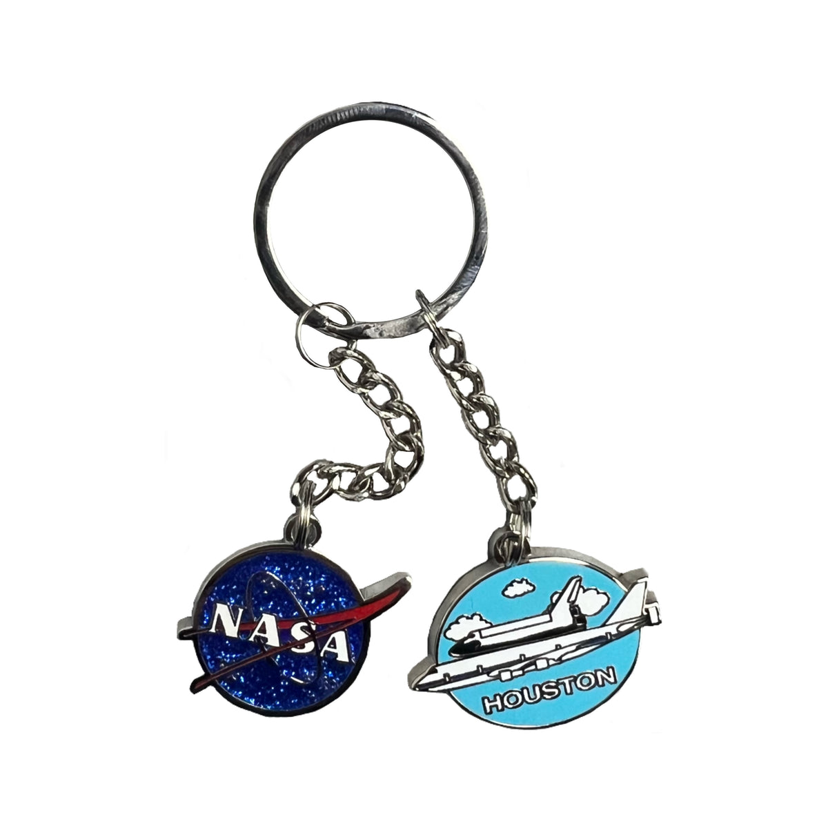 NASA Houston Keychain – SpaceTrader Gift Shop