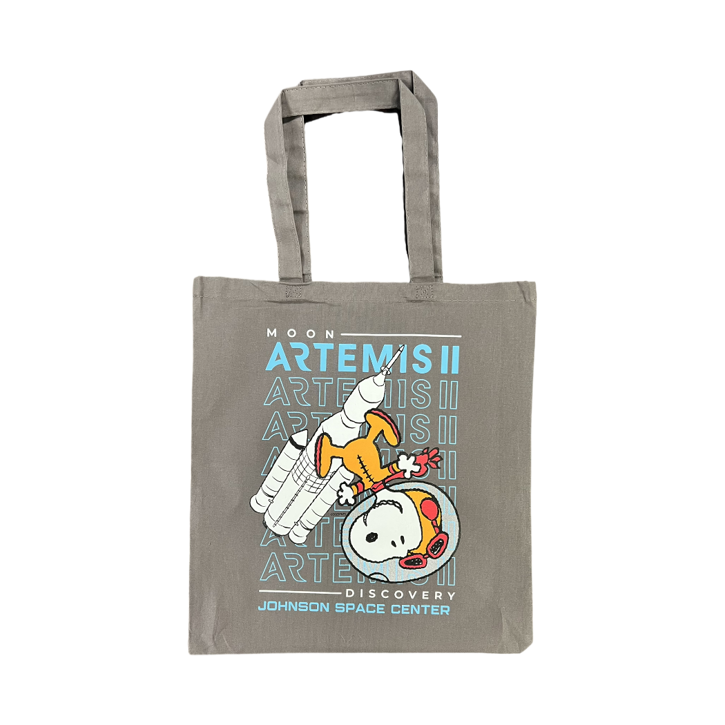 Snoopy Artemis II Tote Bag – SpaceTrader Gift Shop