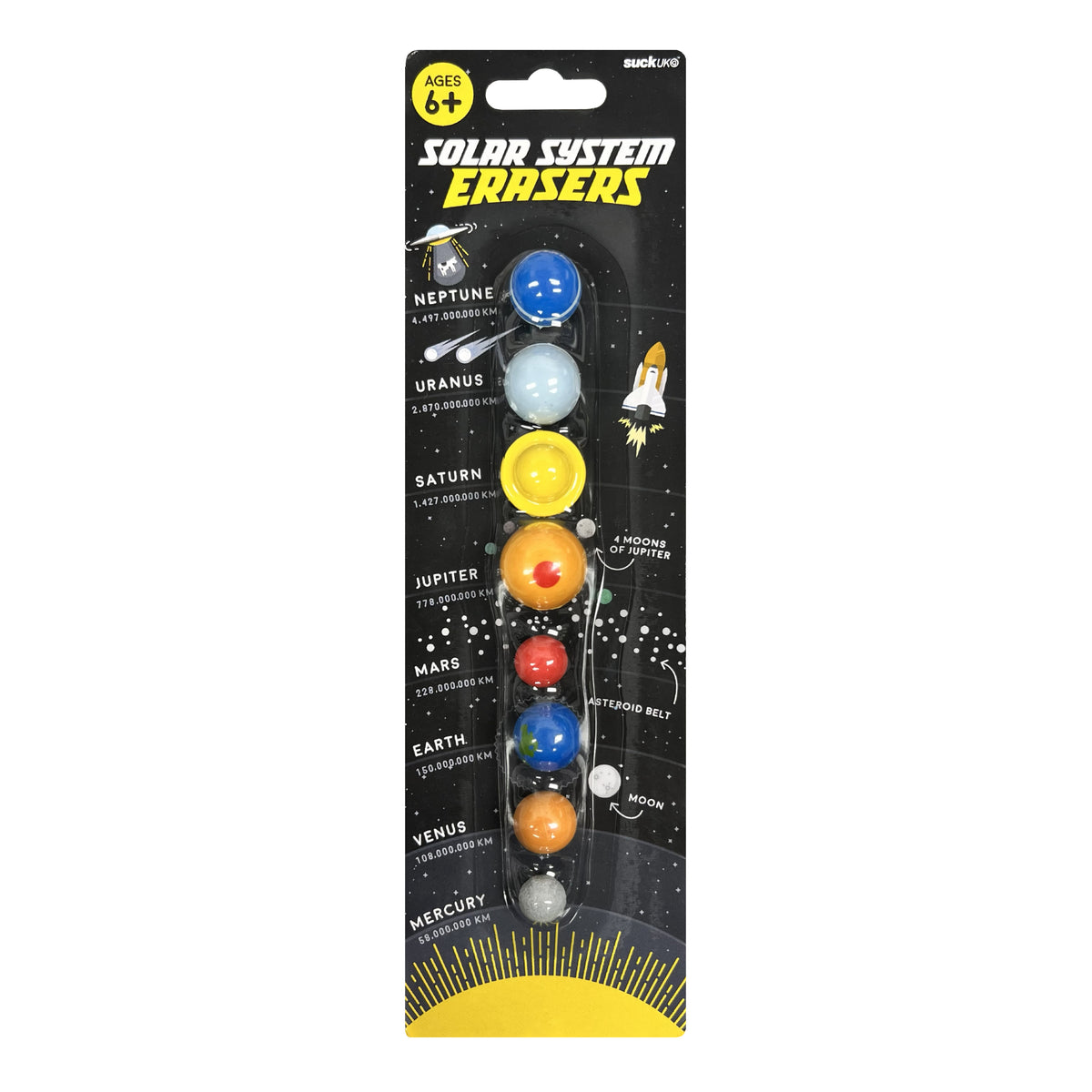 Solar System Erasers – SpaceTrader Gift Shop