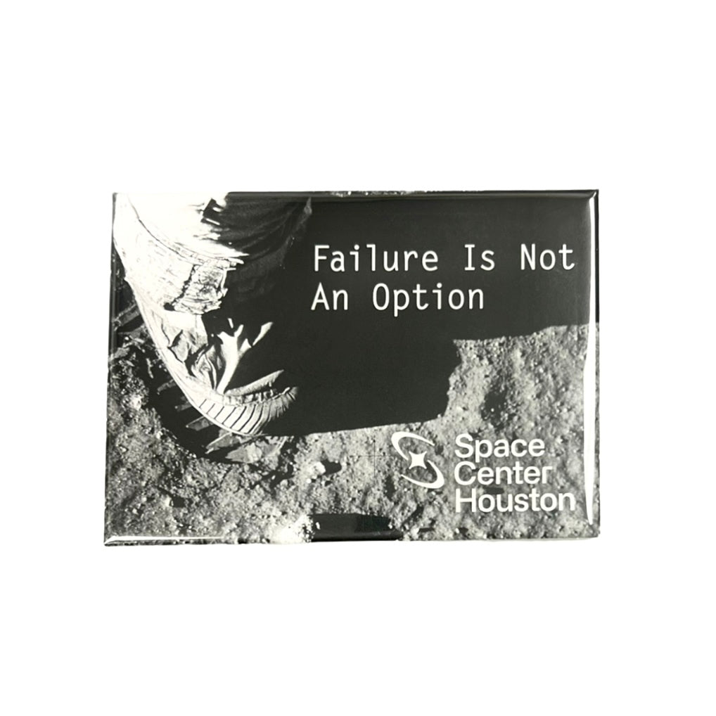 Failure is Not an Option Flat Magnet – SpaceTrader Gift Shop