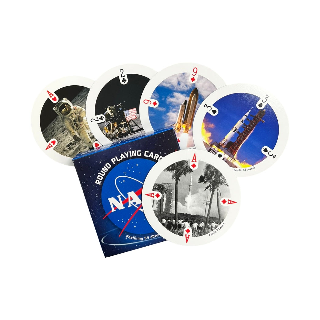 Round NASA Playing Cards – SpaceTrader Gift Shop