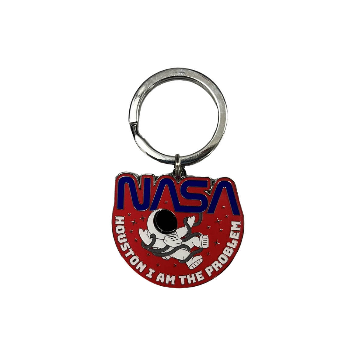 Houston, I am the Problem Keychain – SpaceTrader Gift Shop