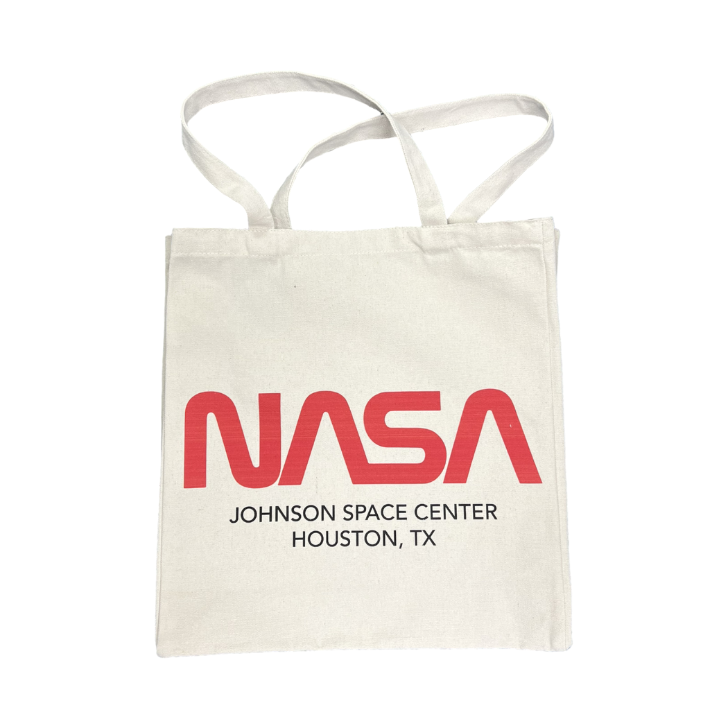 NASA Worm Logo Tote Bag – SpaceTrader Gift Shop