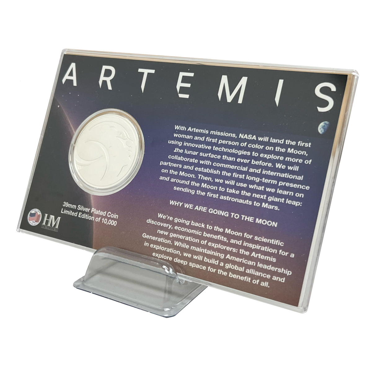 Artemis Program Mint Silver Coin – SpaceTrader Gift Shop