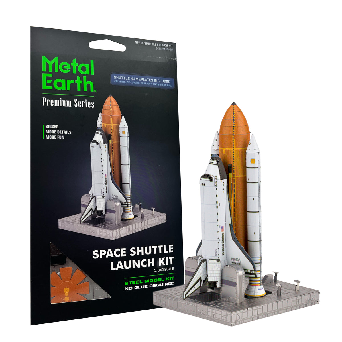 Metal Earth Space Shuttle 3D Model Kit – SpaceTrader Gift Shop