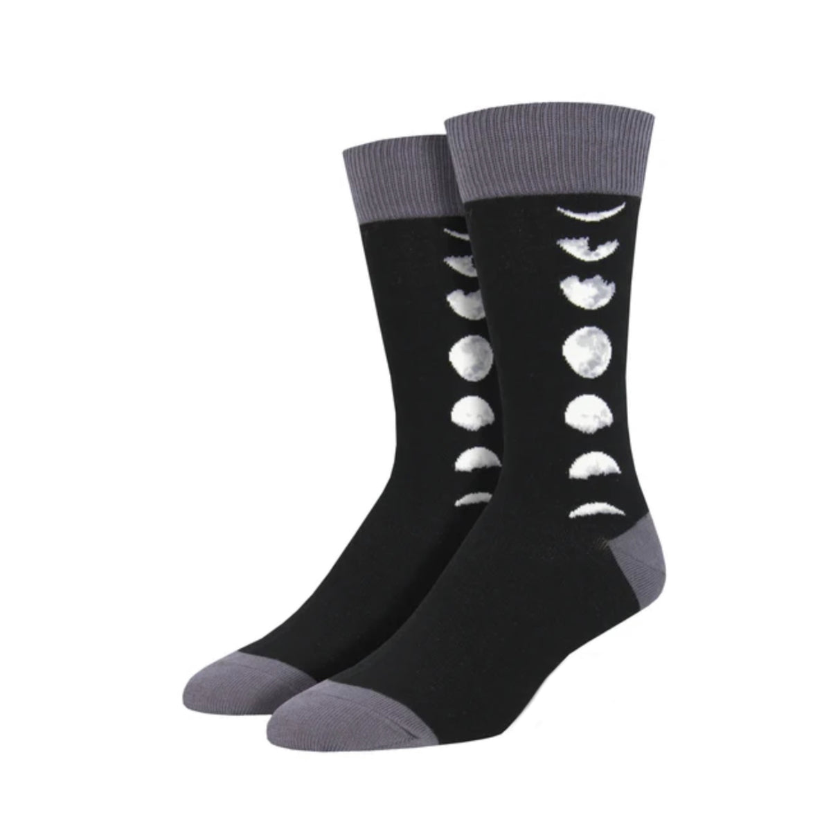 Mens Moon Phases Socks – SpaceTrader Gift Shop