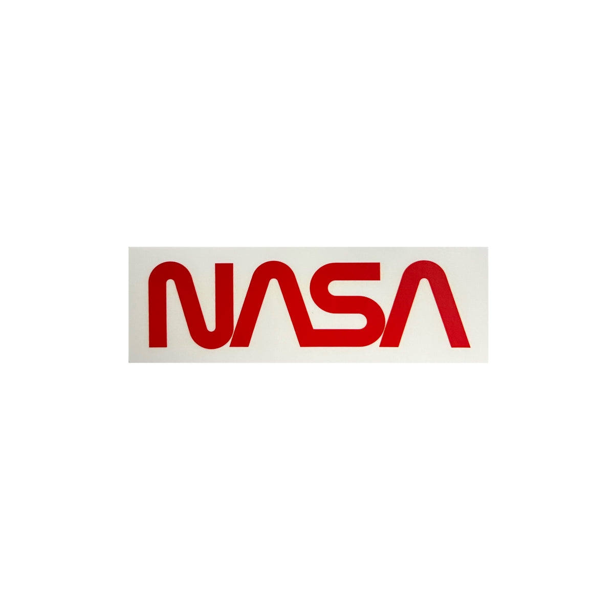 NASA Worm Logo Sticker – SpaceTrader Gift Shop