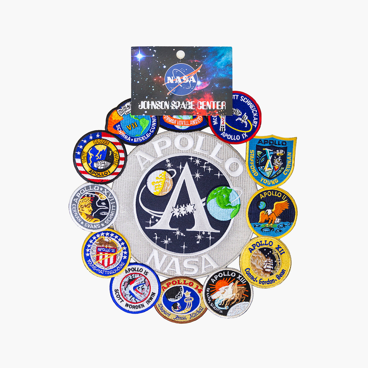 Apollo Collage Patch – SpaceTrader Gift Shop